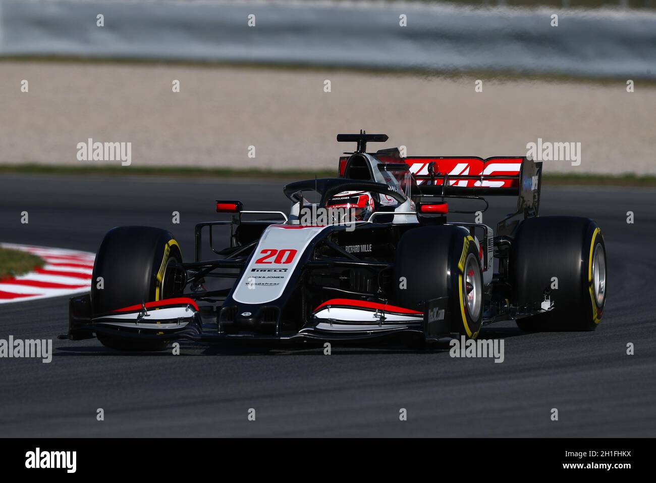 Barcelona, Spain. 19th February 2020. Formula 1 pre-season test. Kevin ...