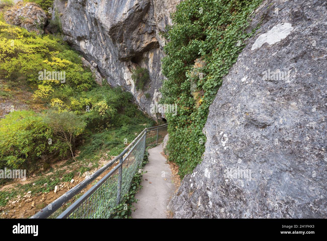 Gorge “La Yecla” in Burgos, Spain Stock Photo - Alamy