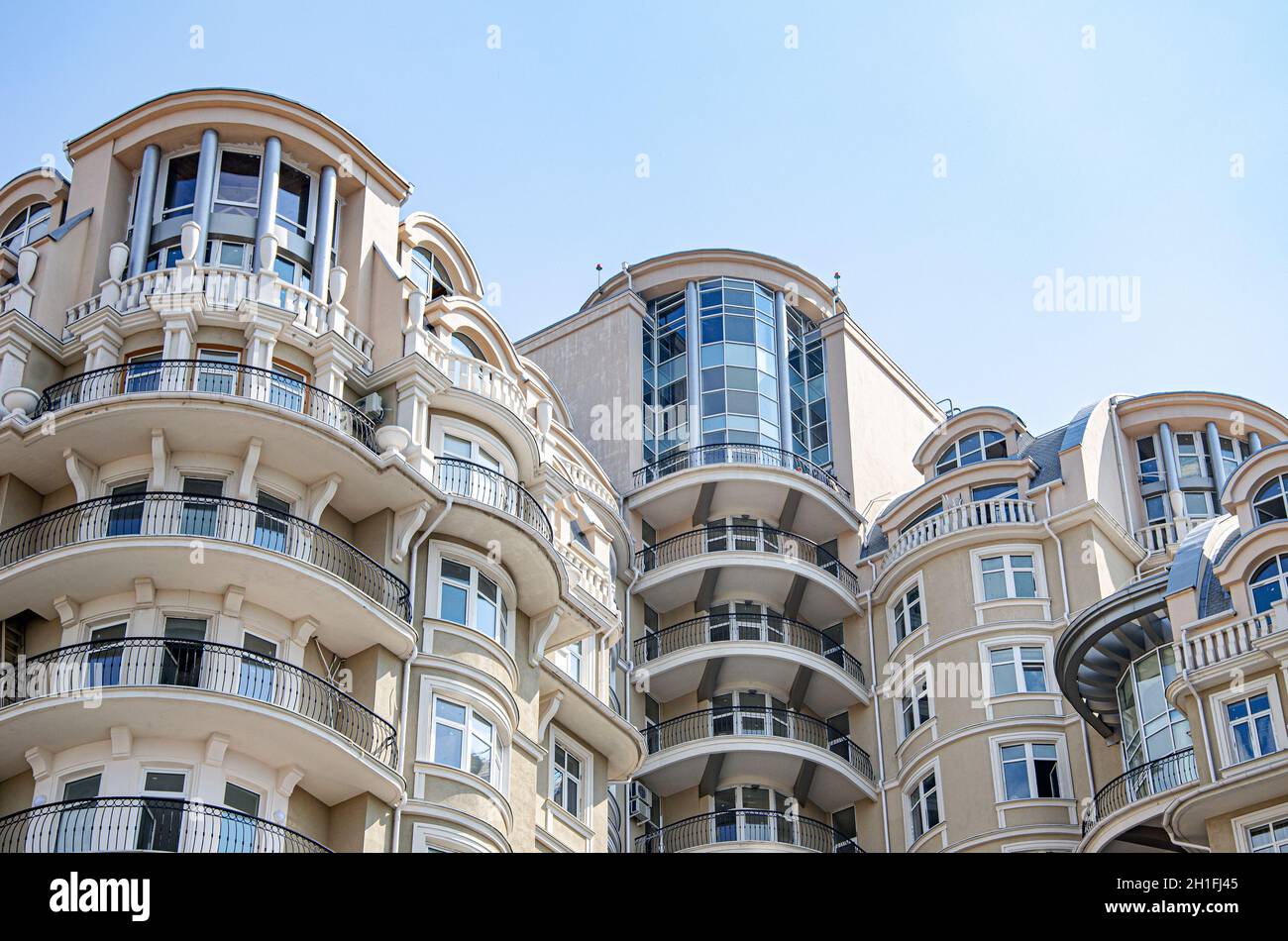 Element of a multi-storey building Stock Photo - Alamy