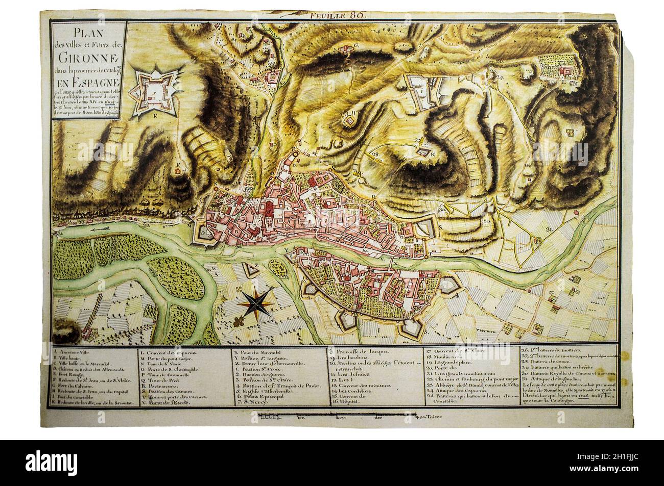 Map of 17th century spain hi-res stock photography and images - Alamy