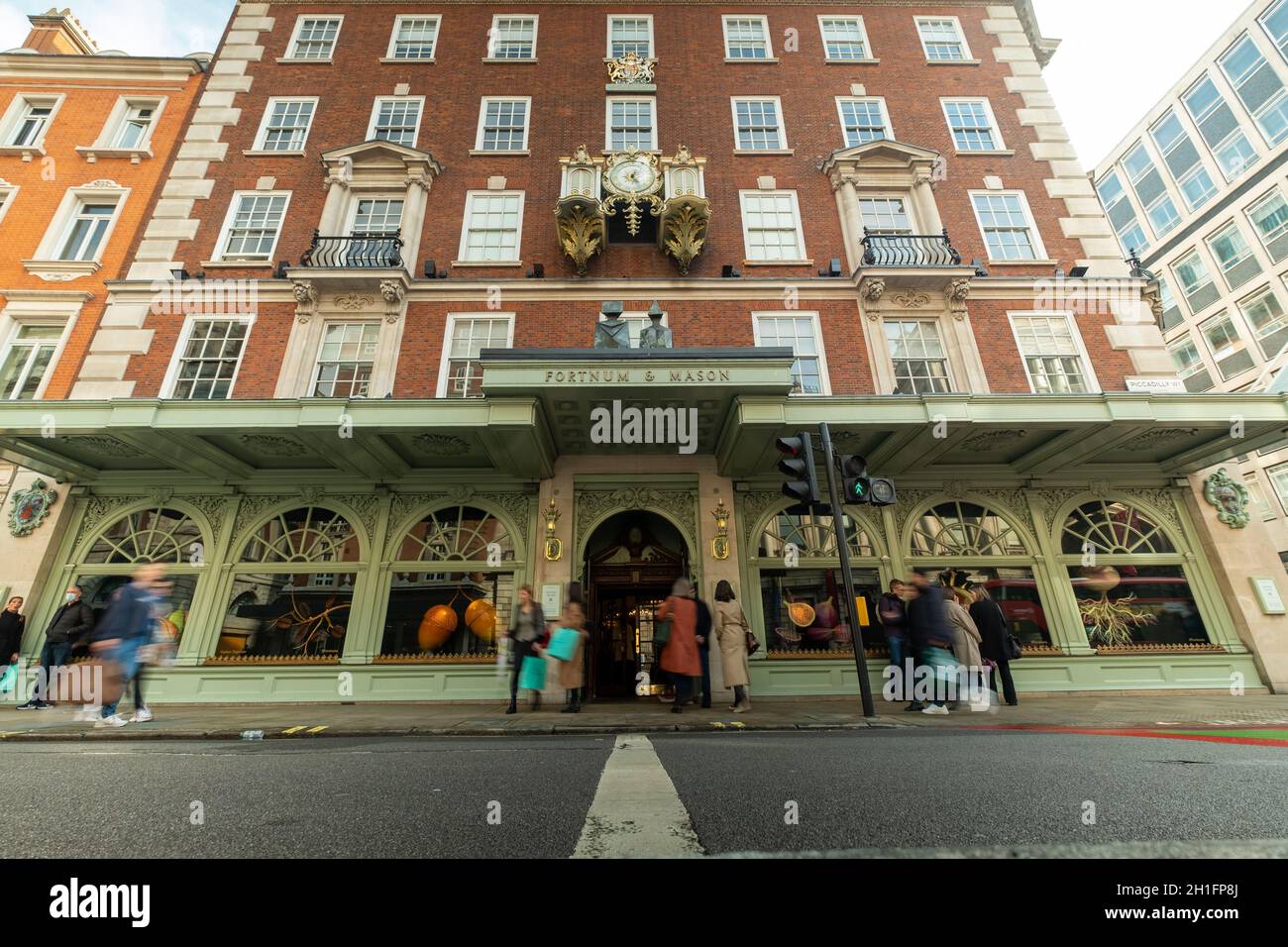 London October, 2021: Fortnum & Mason, an upmarket department store on ...