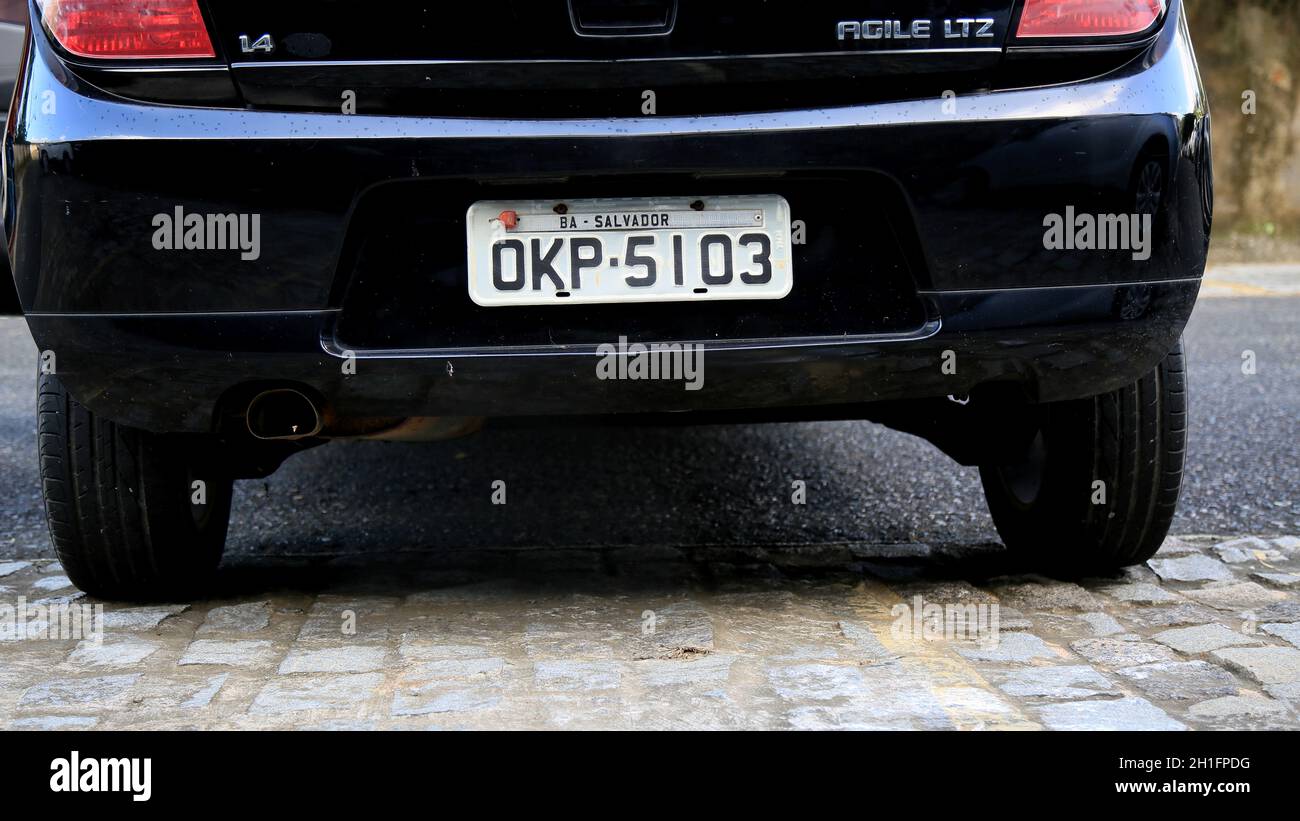 salvador, bahia / brazil - june 11, 2020: brazilian standard vehicle ...