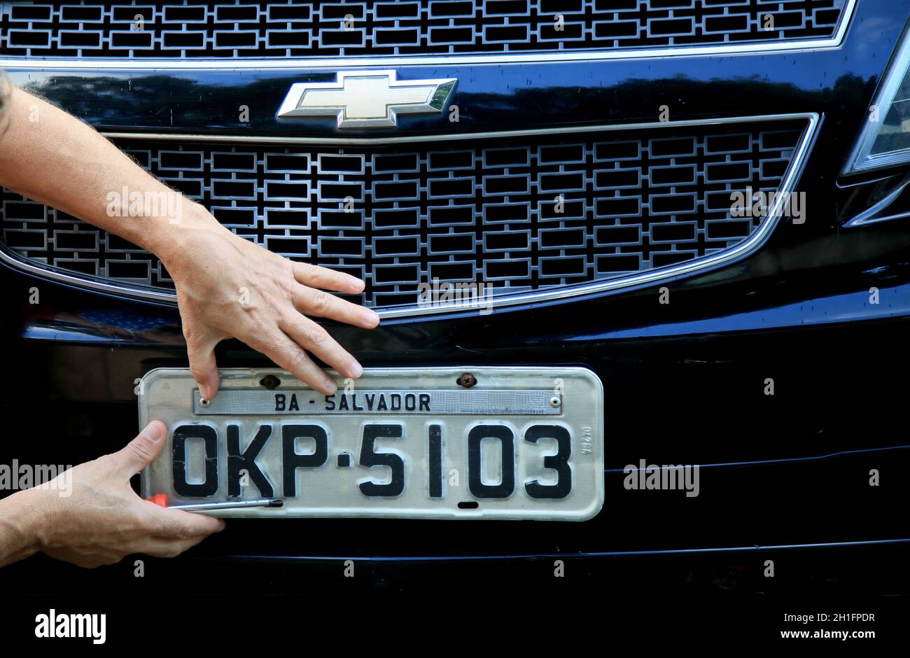 salvador, bahia / brazil - june 11, 2020: brazilian standard vehicle ...