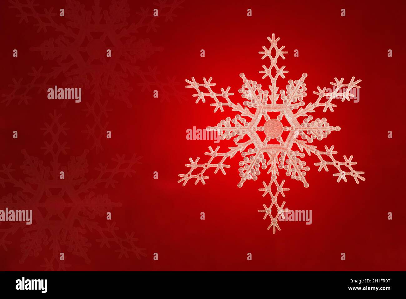 Christmas concept with a White Snow Stock Photo - Alamy