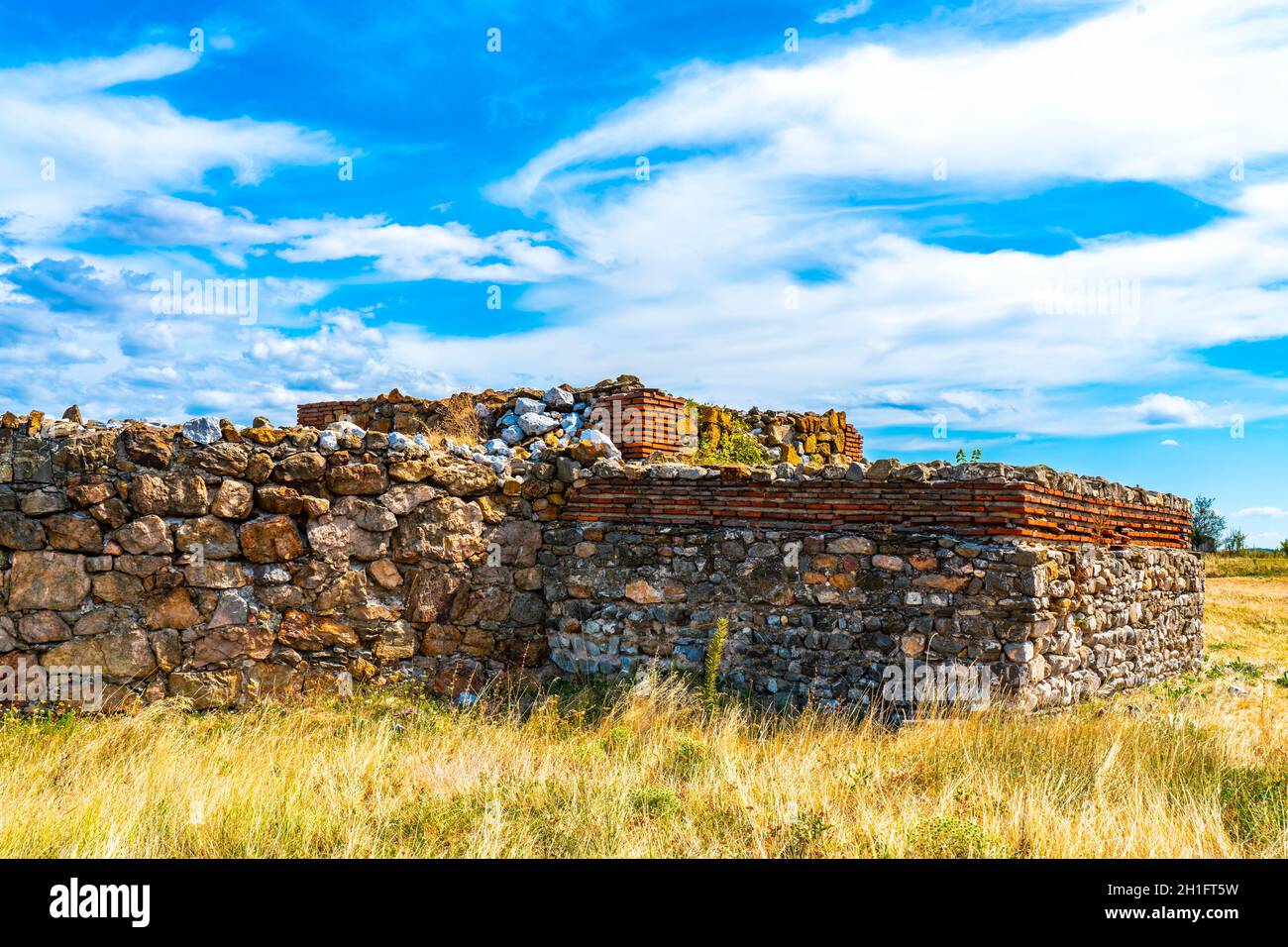 Roman castrum Diana Fortress, built in 101 AD in Kladovo, Eastern ...