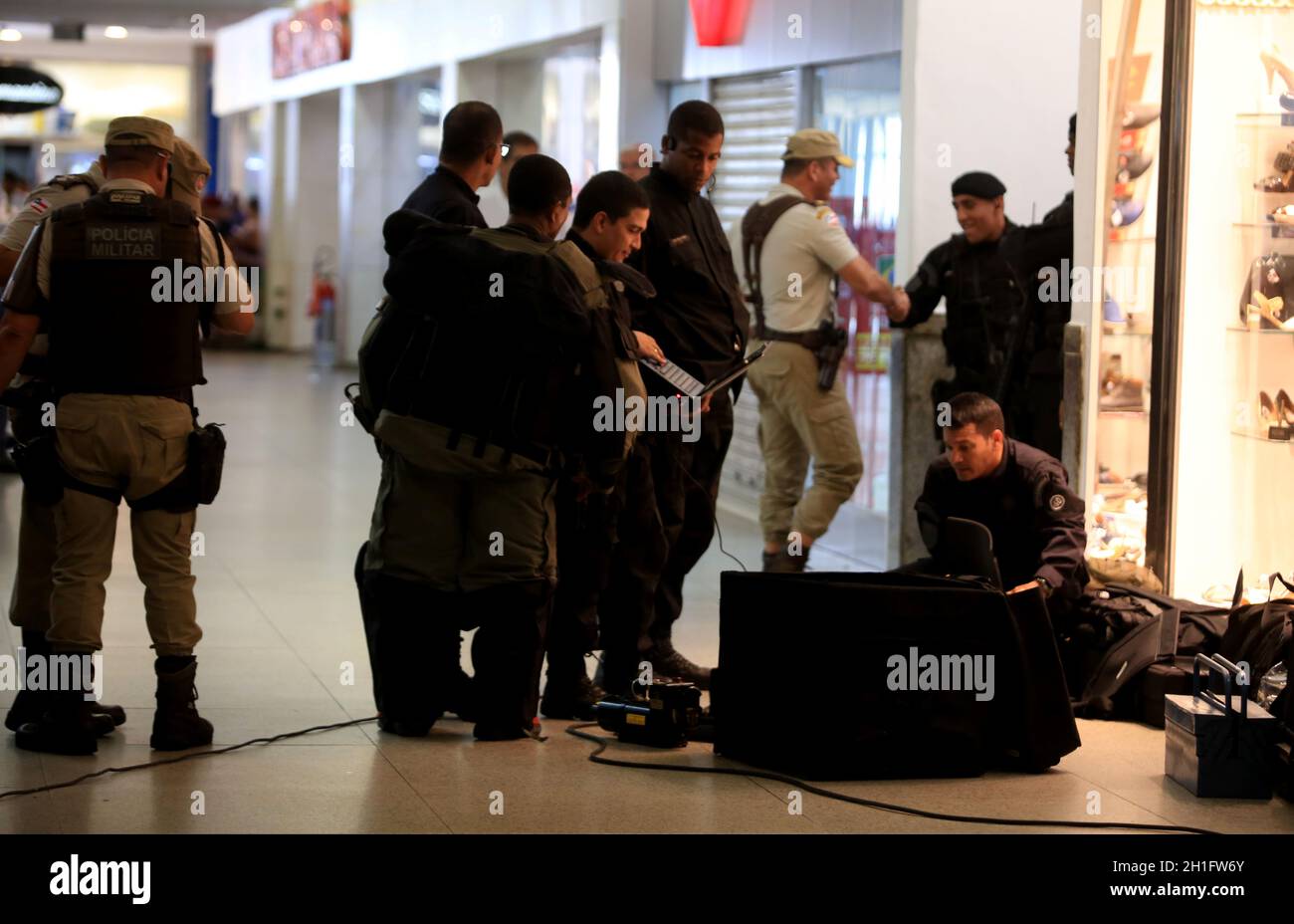salvador, bahia / brazil - august 7, 2017: Members of the Special ...