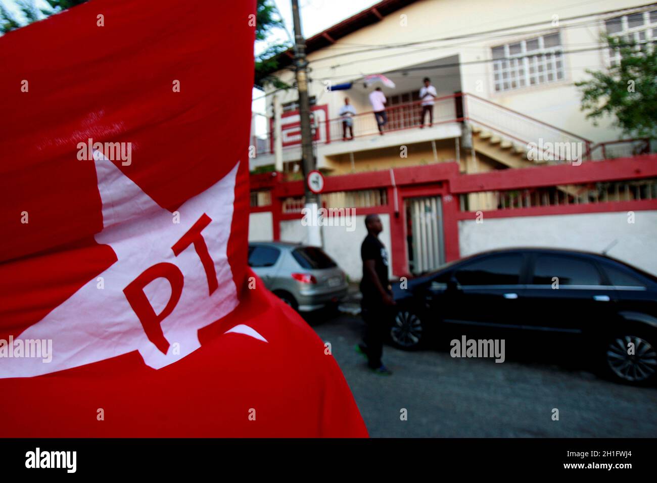Pt workers party flag hi-res stock photography and images - Alamy