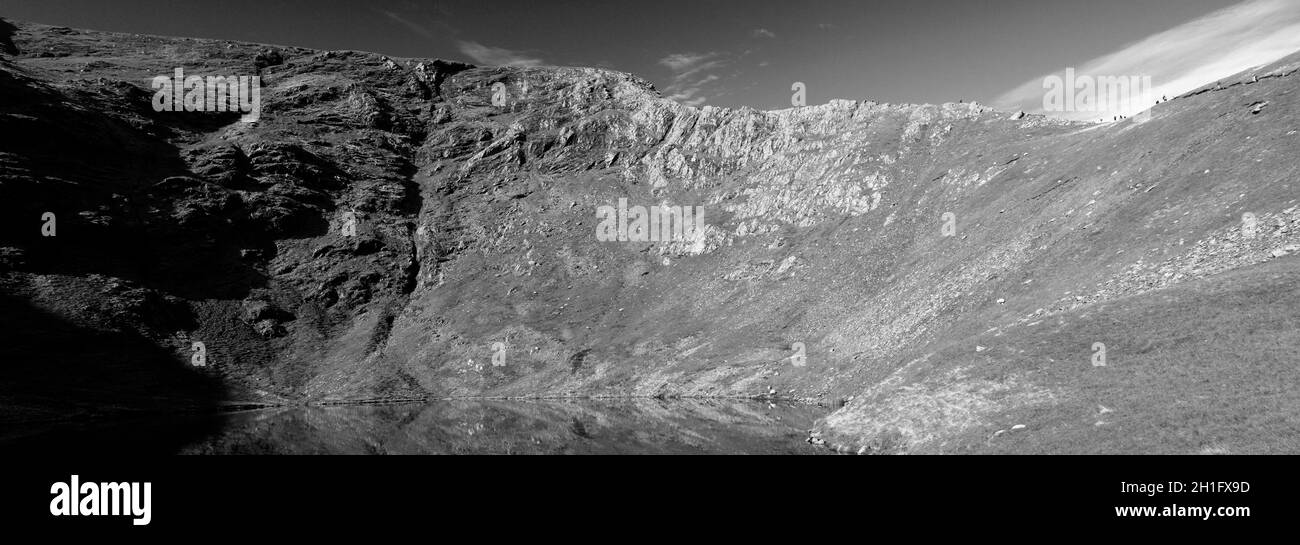 Scales Tarn and Sharp Edge, Blencathra fell, Lake District National ...