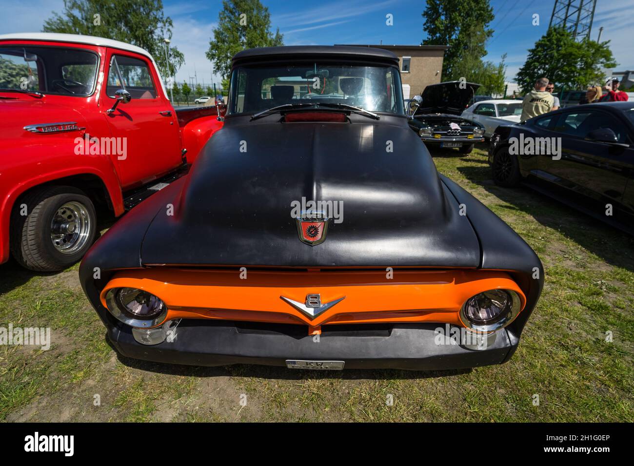 BERLIN - MAY 05, 2018: Full-size pickup truck Ford F-100 (second ...