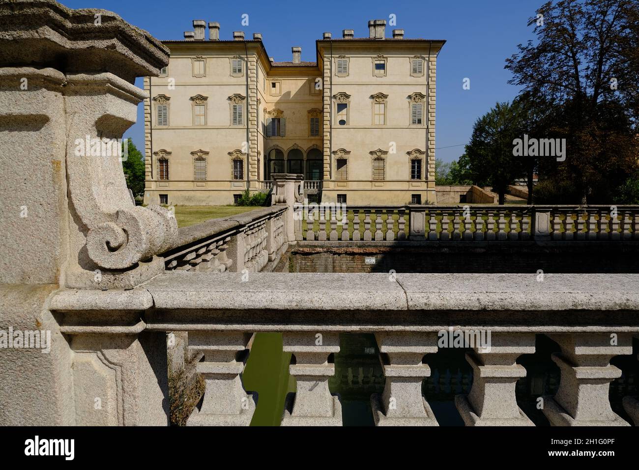 Busseto, Parma, Italy. About 09/2021. Giuseppe Verdi Museum in Busseto ...