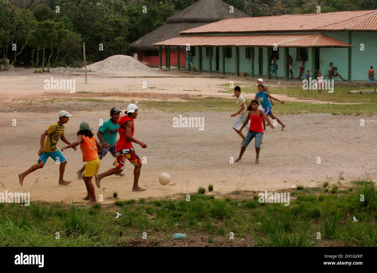 santa cruz cabralia, bahia / brazil - September 30, 2009: Indigenous ...