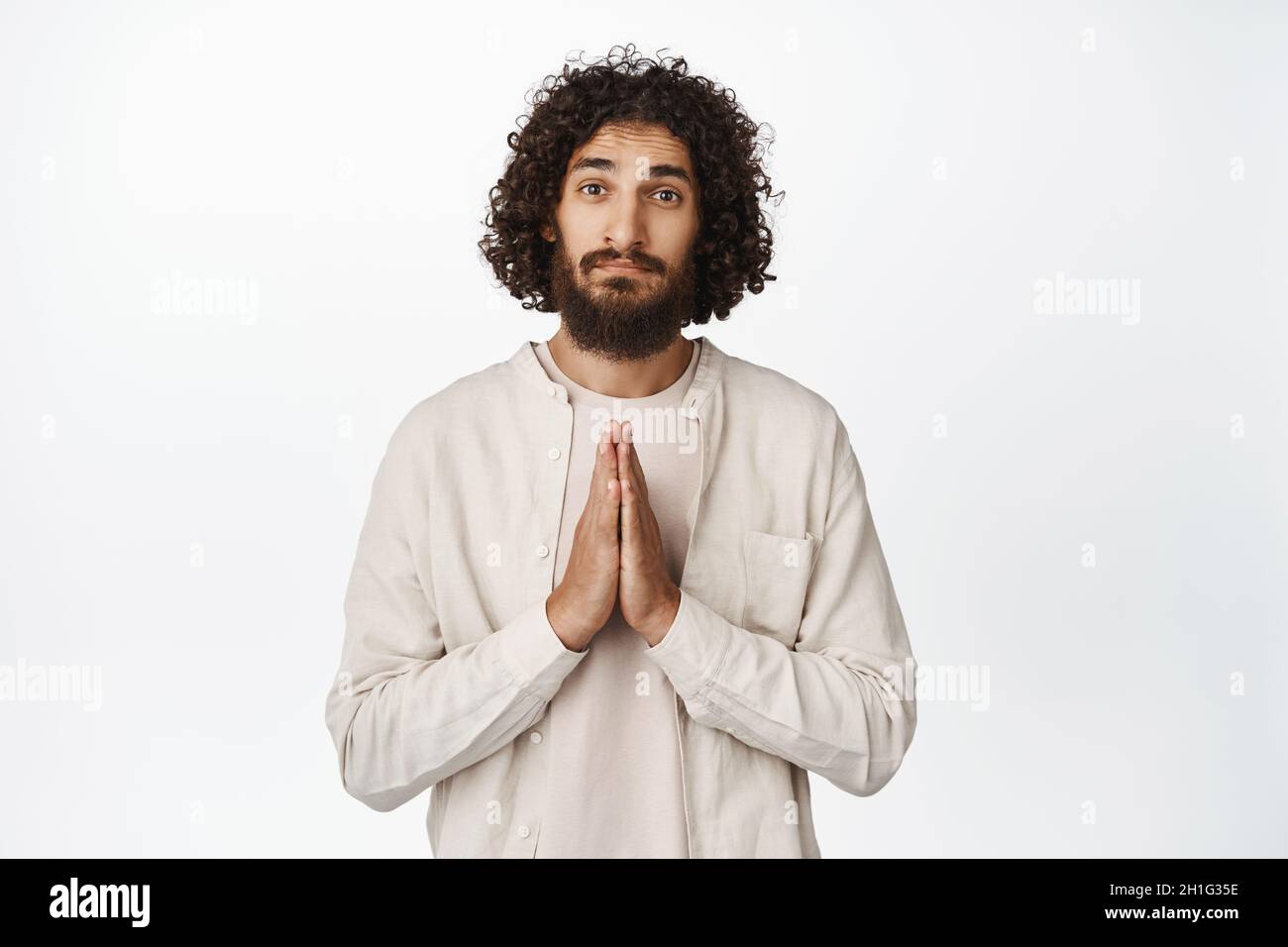 Pretty please. Coy handsome middle eastern guy asking for smth, begging ...
