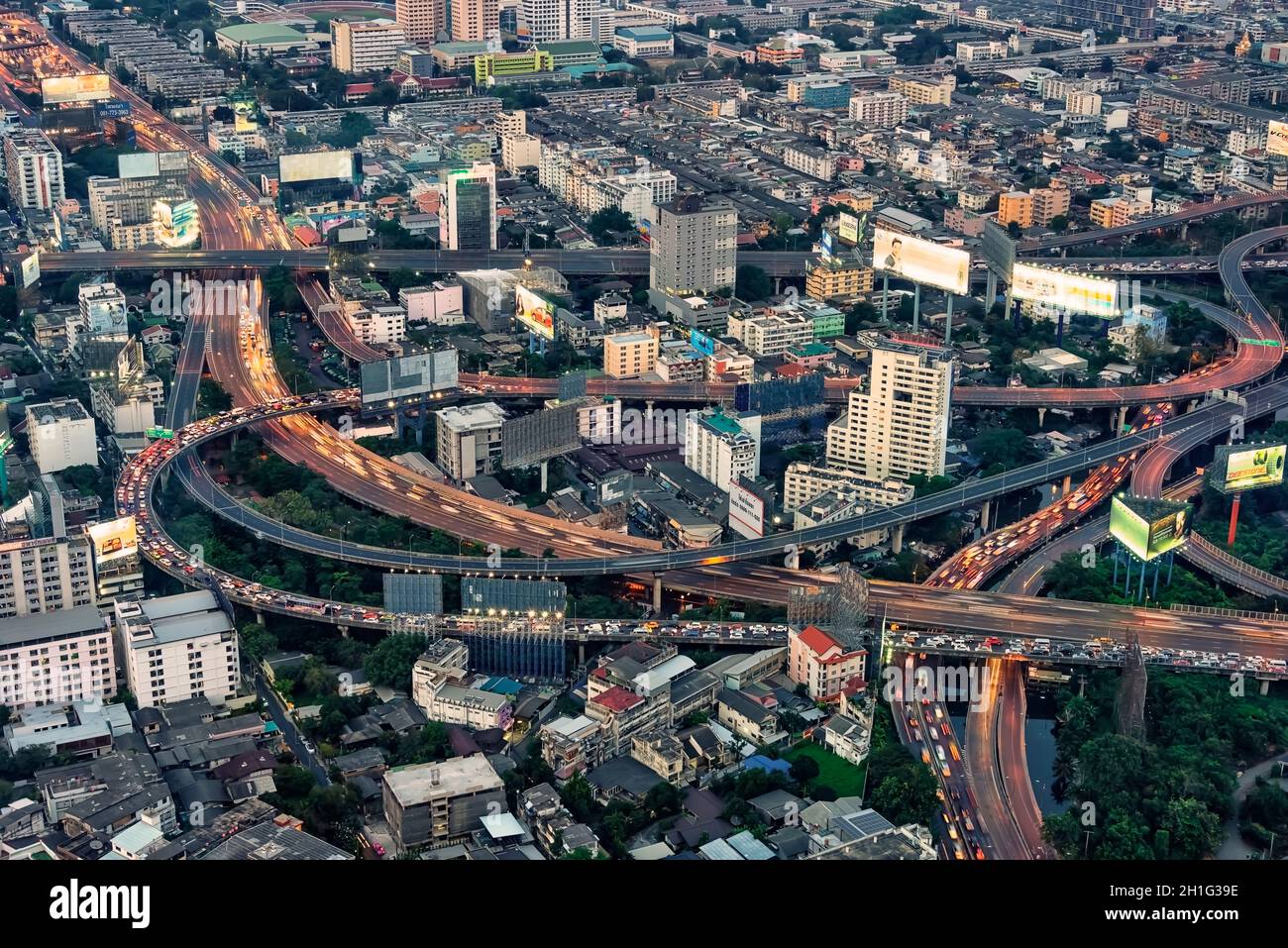 Twilight view from high up hi-res stock photography and images - Alamy