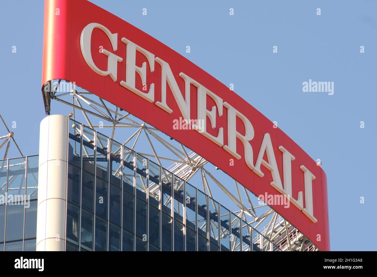 Milan Citylife, Lombardia, Italy. About 10/2019. Assicurazioni Generali ...