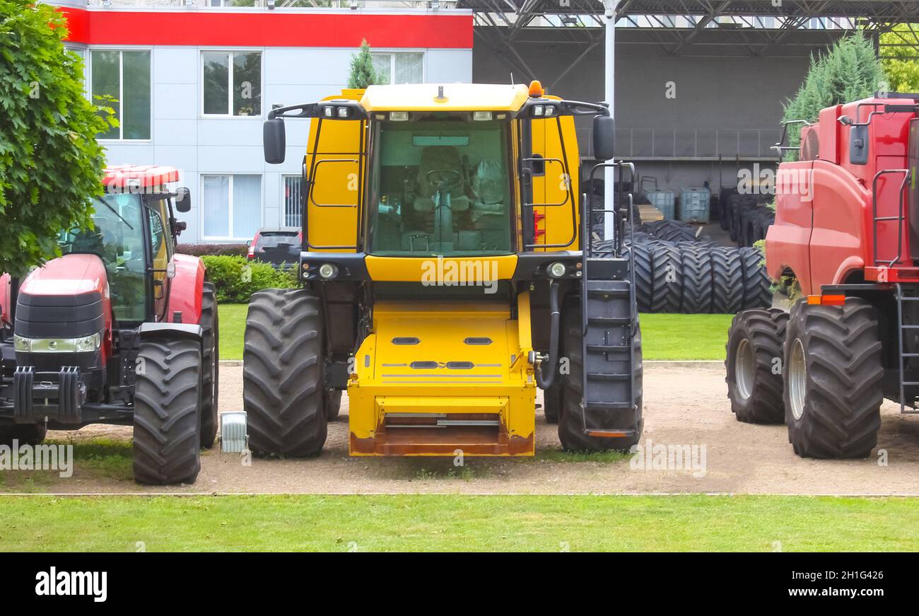 Modern combines road kyiv hi-res stock photography and images - Alamy