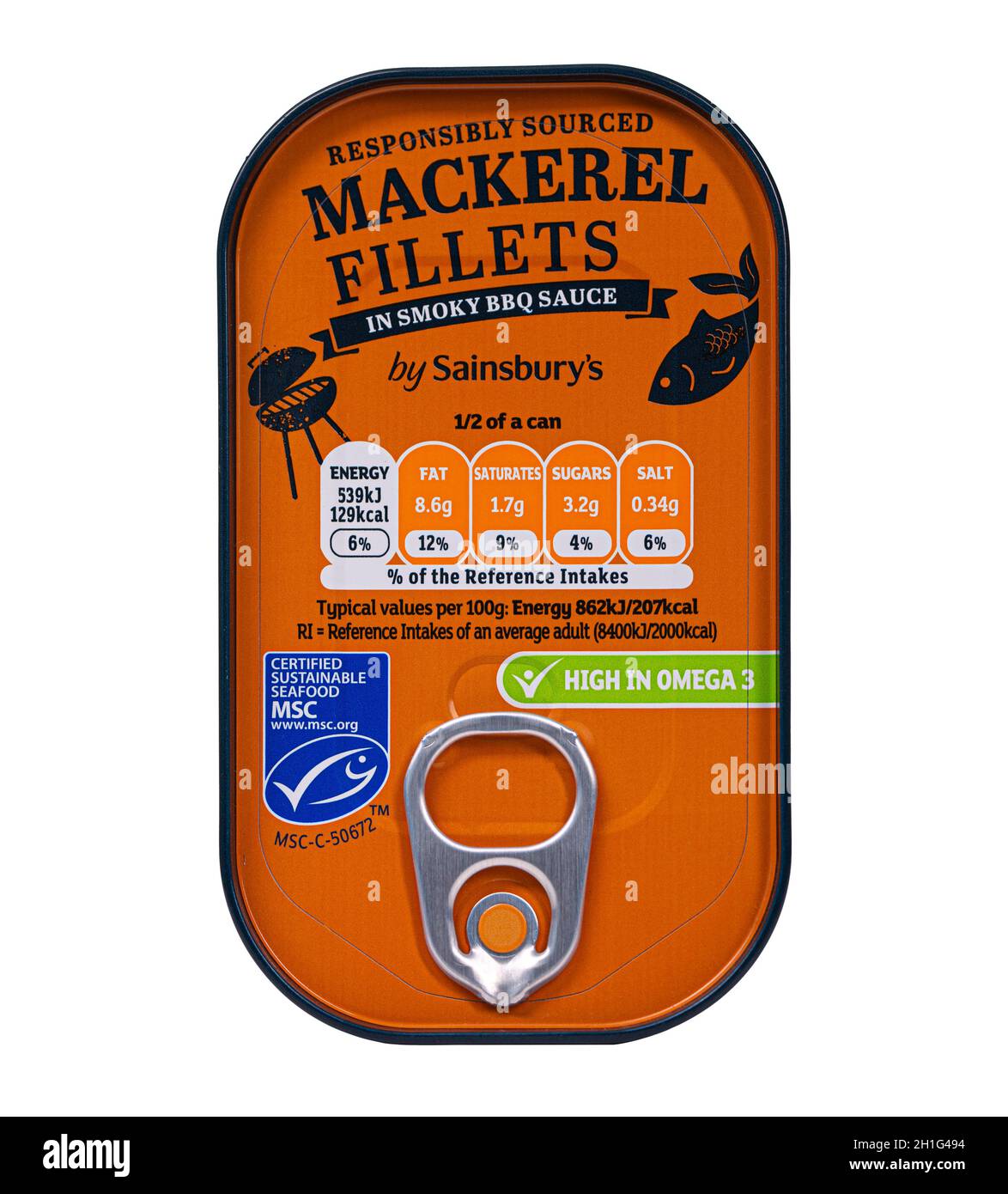 Mackerel fillets Cut Out Stock Images & Pictures - Alamy