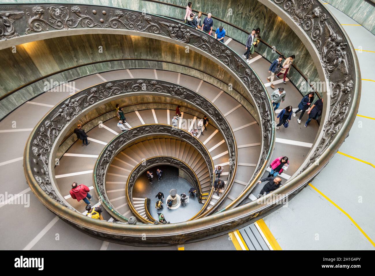 Vatican City State - November 8, 2019: Bramante Staircase -The ...