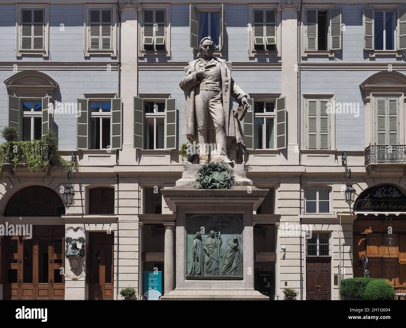 TURIN, ITALY - CIRCA JUNE 2020: Philosopher Vincenzo Gioberti monument ...