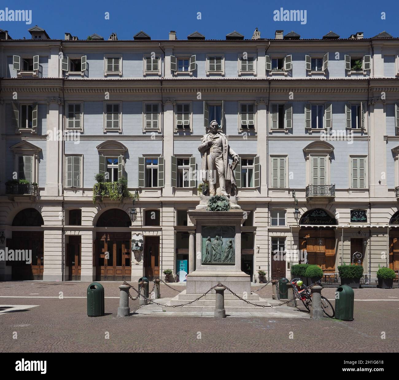 TURIN, ITALY - CIRCA JUNE 2020: Philosopher Vincenzo Gioberti monument ...