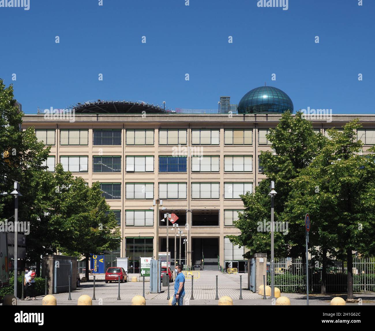 TURIN, ITALY - CIRCA JUNE 2020: The Lingotto Fiat car factory (circa ...