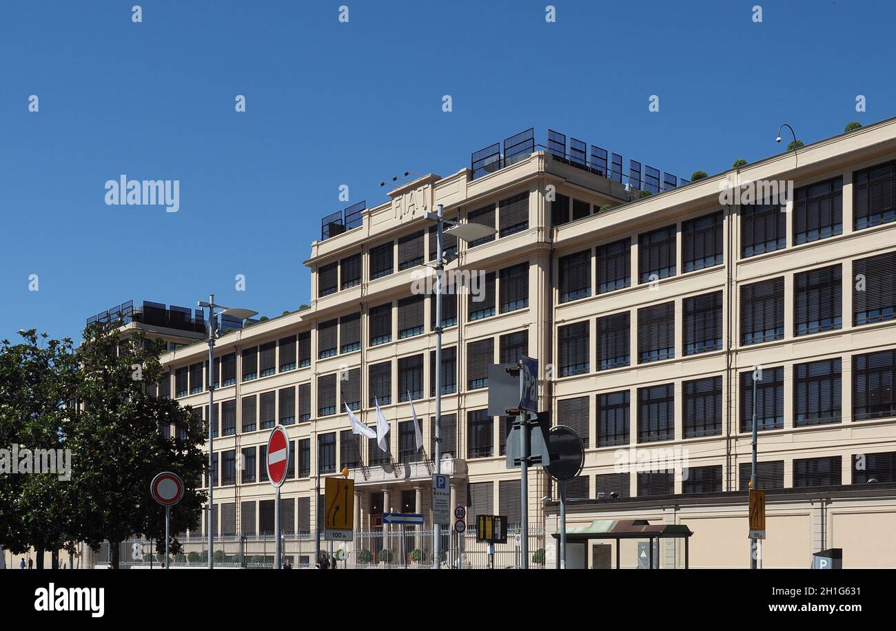TURIN, ITALY - CIRCA JUNE 2020: The Lingotto Fiat car factory (circa ...