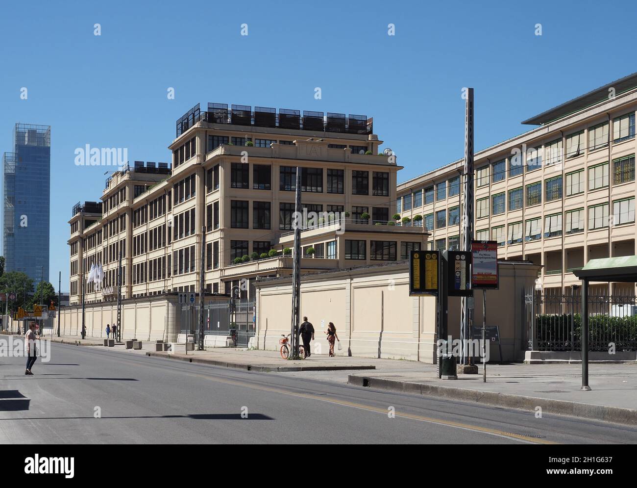 TURIN, ITALY - CIRCA JUNE 2020: The Lingotto Fiat car factory (circa ...