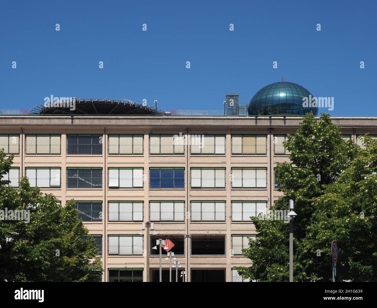 TURIN, ITALY - CIRCA JUNE 2020: The Lingotto Fiat car factory (circa ...