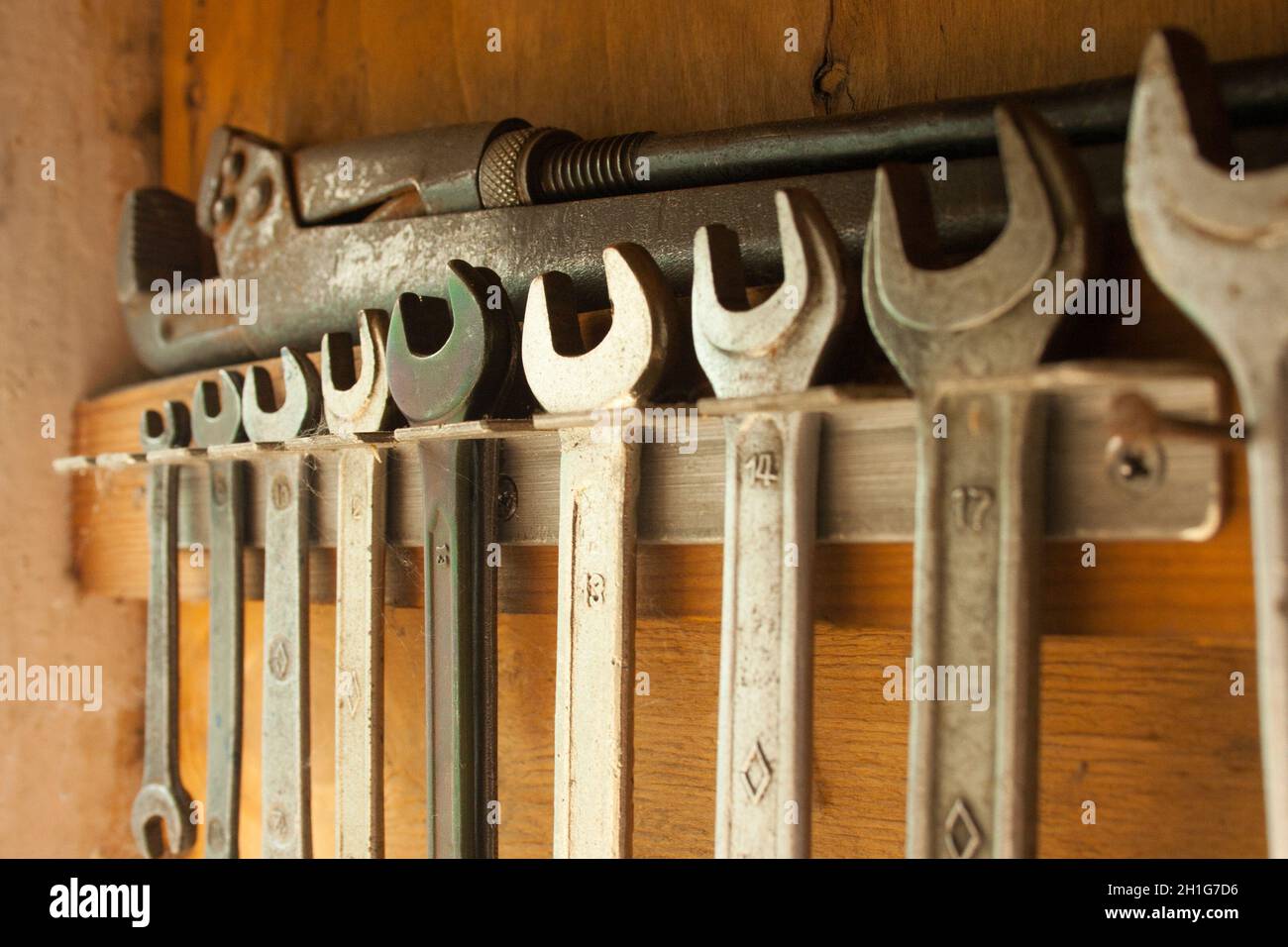 Spanners in the shed hi-res stock photography and images - Alamy