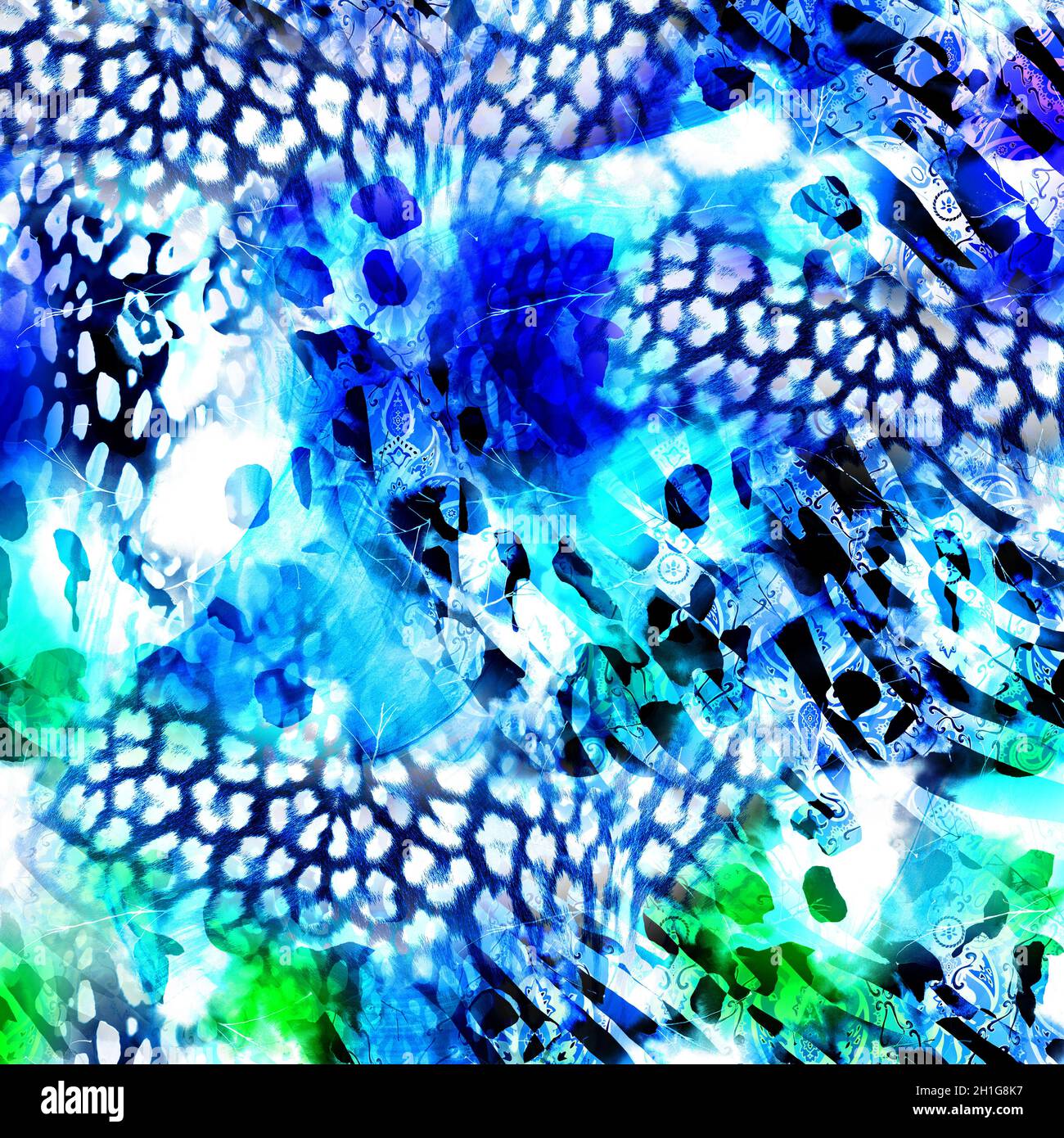 textile fabric print designs, fashion dress patterns Stock Photo - Alamy