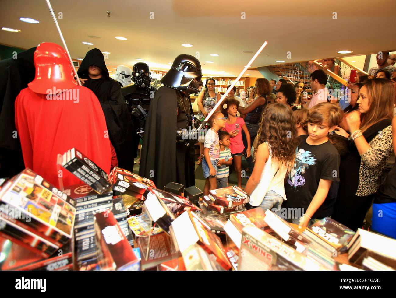 salvador, bahia, brazil - december 15, 2015: Star Wars fans celebrate ...