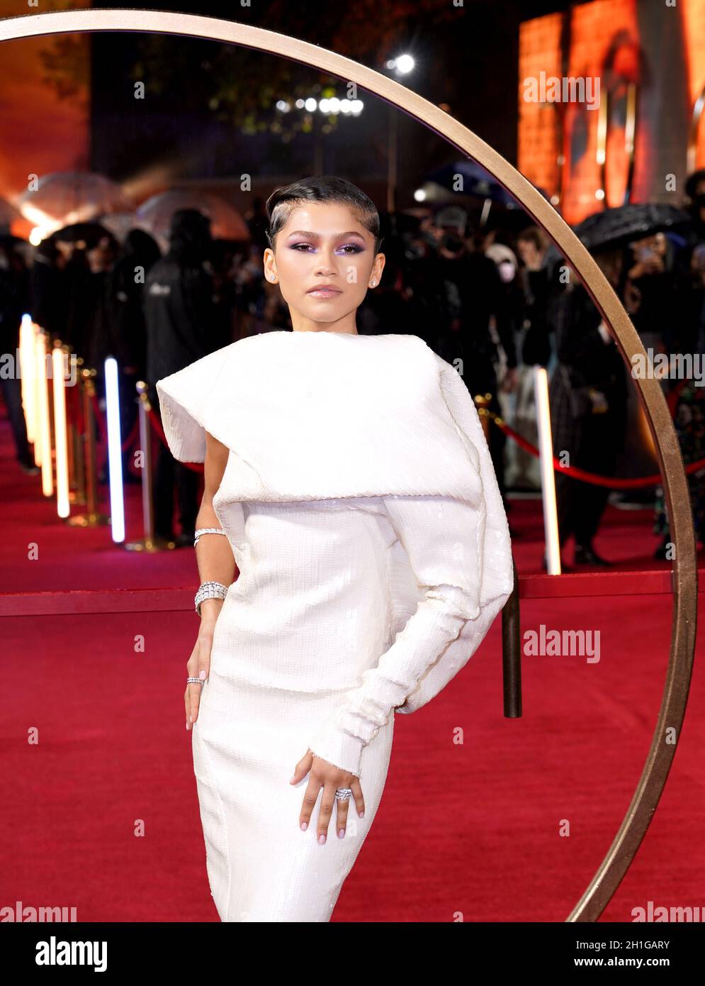 Zendaya attends a special screening of Dune at the Odeon Leicester ...