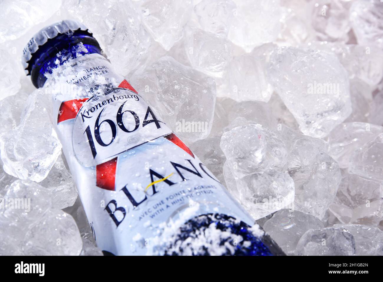 Kronenbourg 1664 blanc label hi-res stock photography and images - Alamy