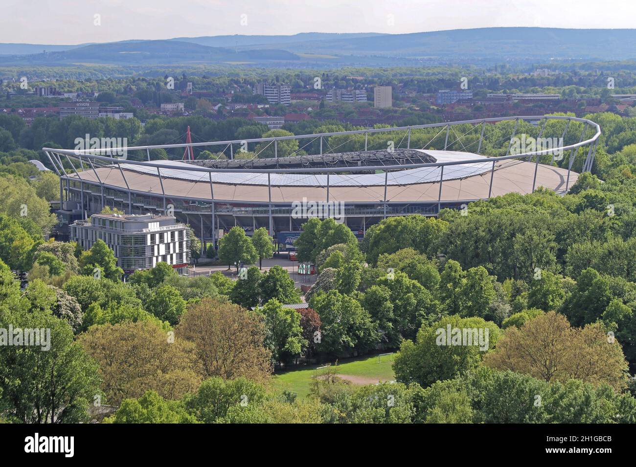 Hanover, Germany - May 03, 2011: Sports Arena AWD Stadium Building in ...