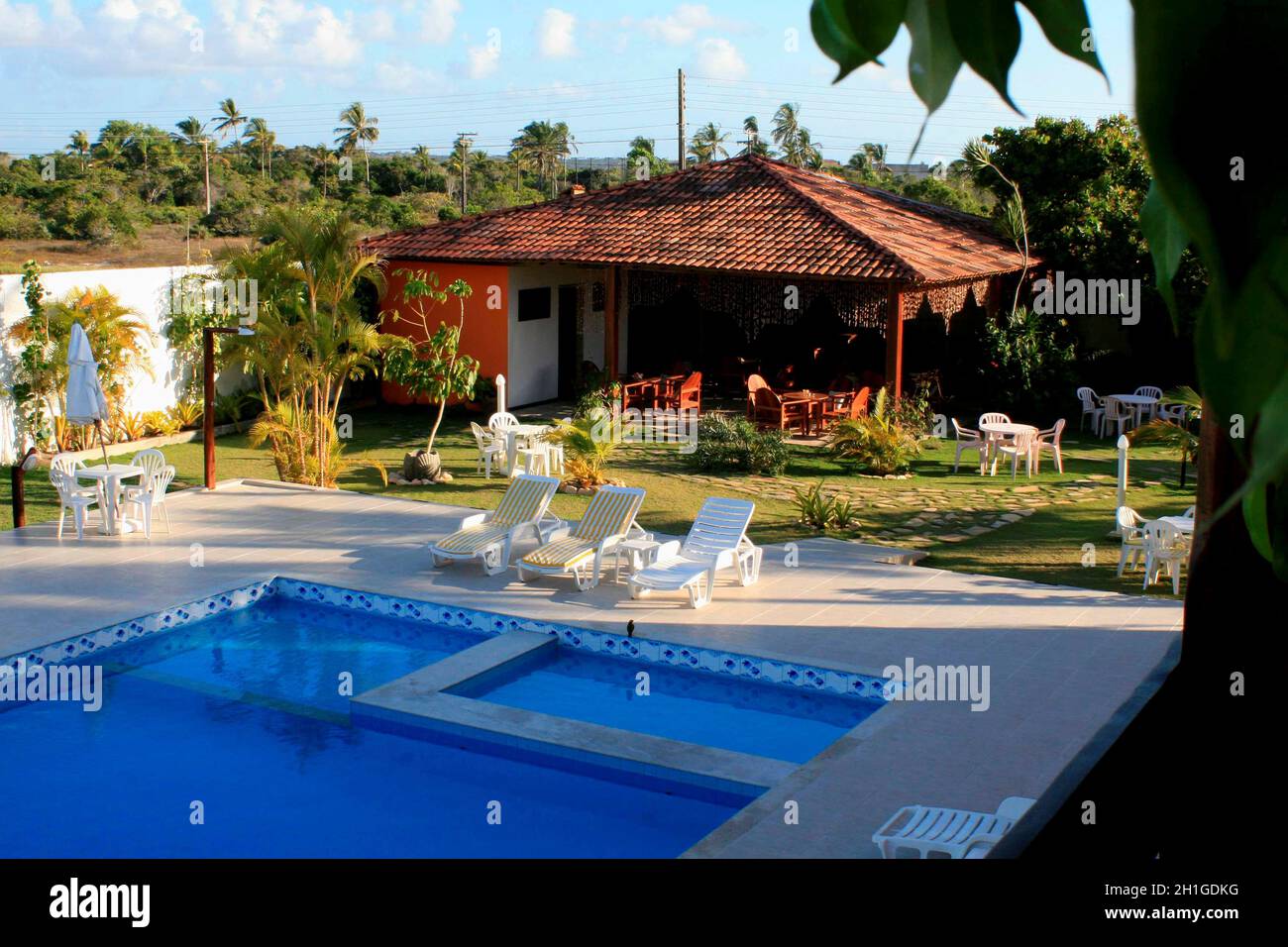 prado, bahia / brazil - september 11, 2008: swimming pool and views at ...