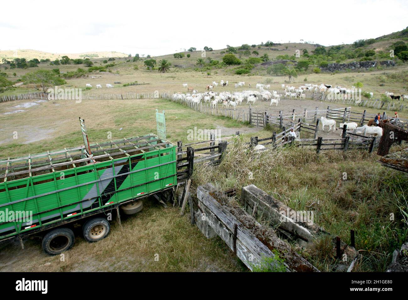 pau brasil, bahia / brazil - april 17, 2012: a truck for transporting ...