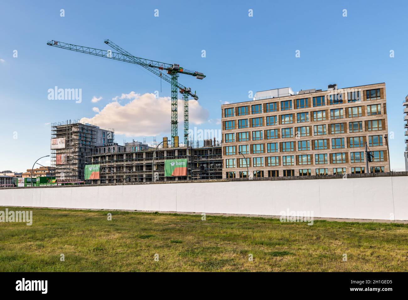 Berlin, Germany - May 26, 2017: The memorable segment of the Berlin ...