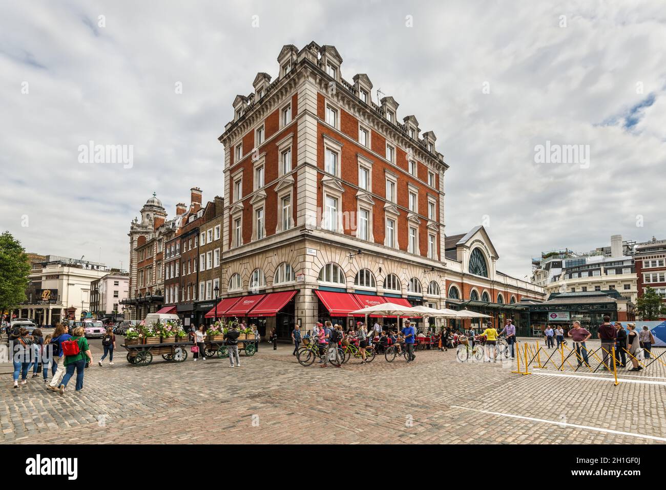 London, UK - May 23, 2017: The Tuttons restaurant at Russell Street ...