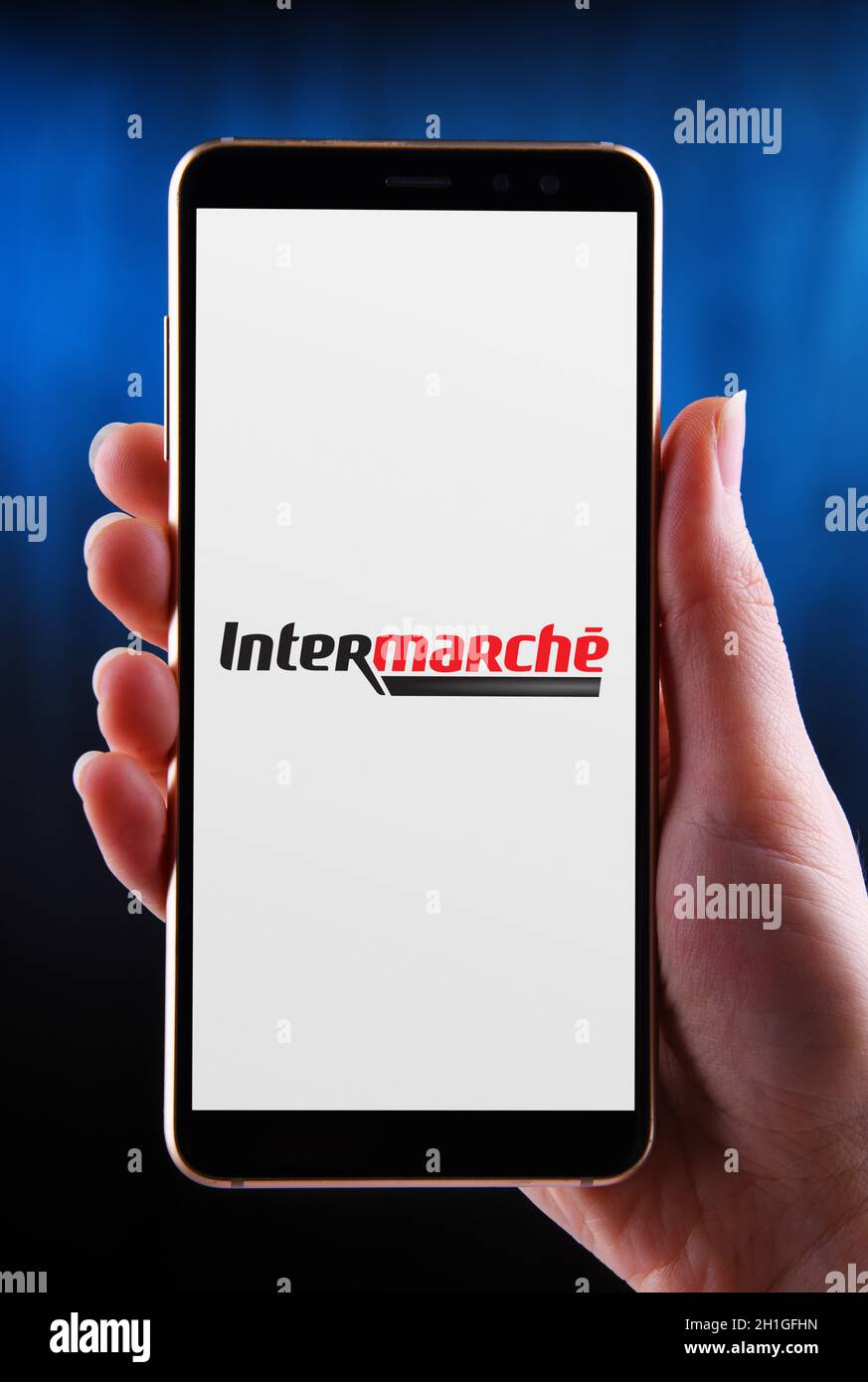 Intermarche logo hi-res stock photography and images - Alamy