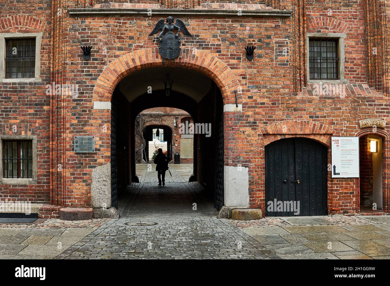 Exterior view of an old architectural building Stock Photo - Alamy