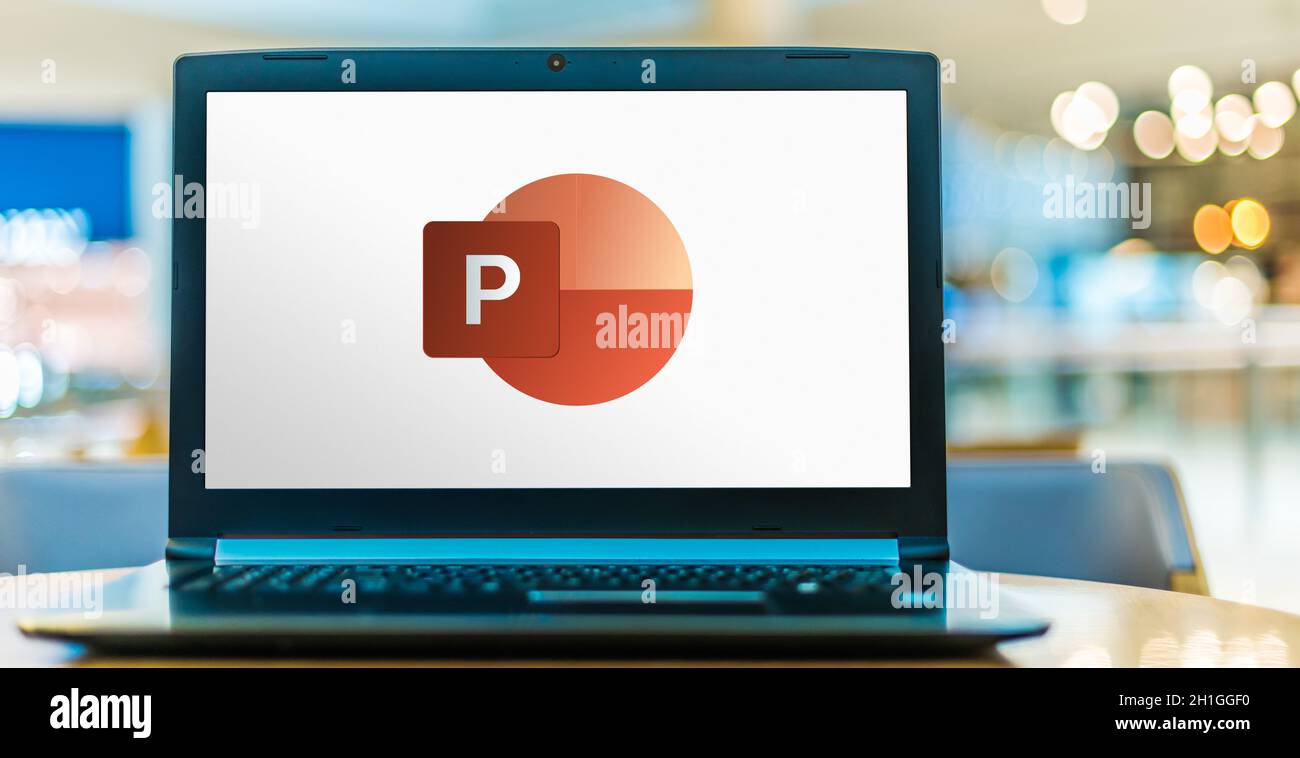 Laptop Powerpoint High Resolution Stock Photography and Images - Alamy