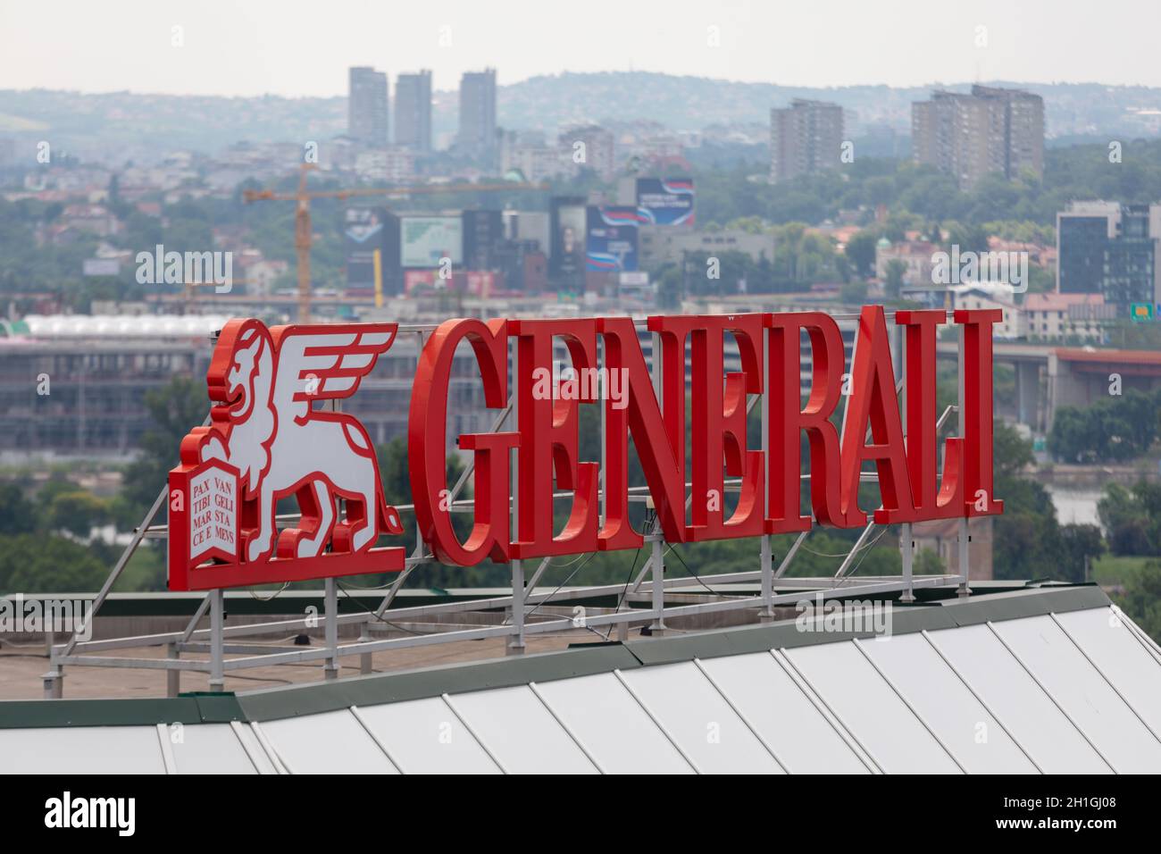 Big red sign hi-res stock photography and images - Alamy