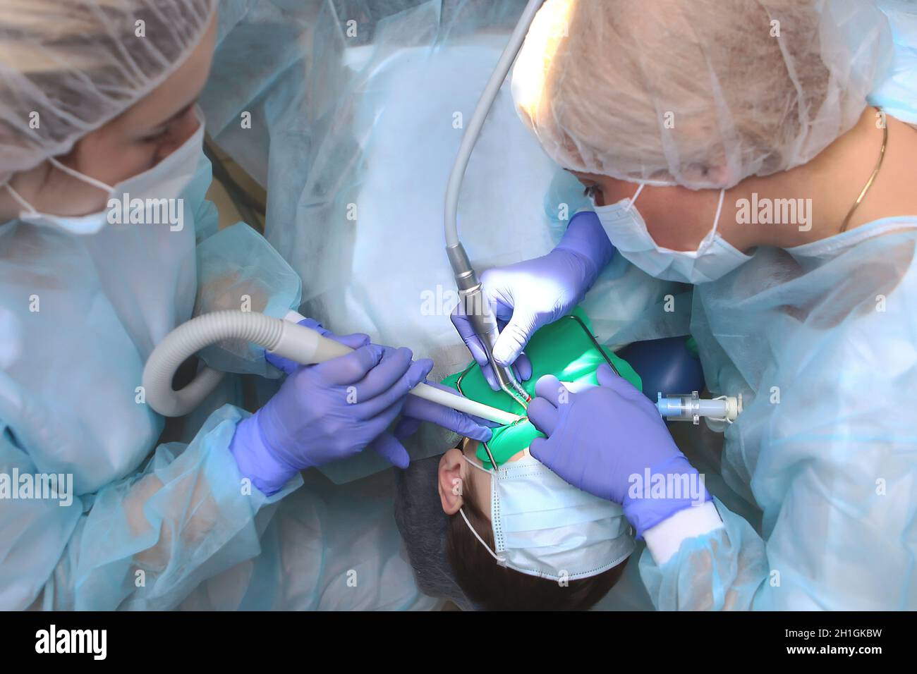 Dental surgery under General anesthesia. Treatment of deep caries in a ... Dental surgery under General anesthesia. Treatment of deep caries in a ...