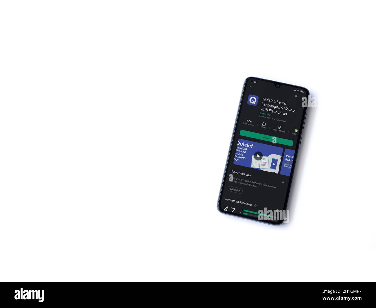 Lod, Israel - July 8, 2020: Quizlet - Language learning app play store ...