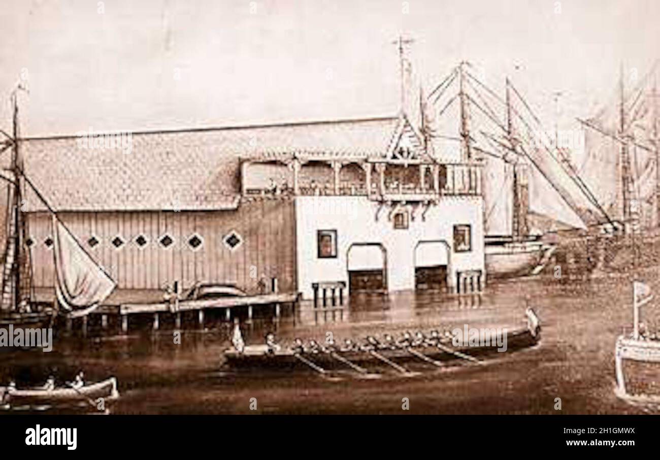 The Detroit Boat Club Stock Photo - Alamy