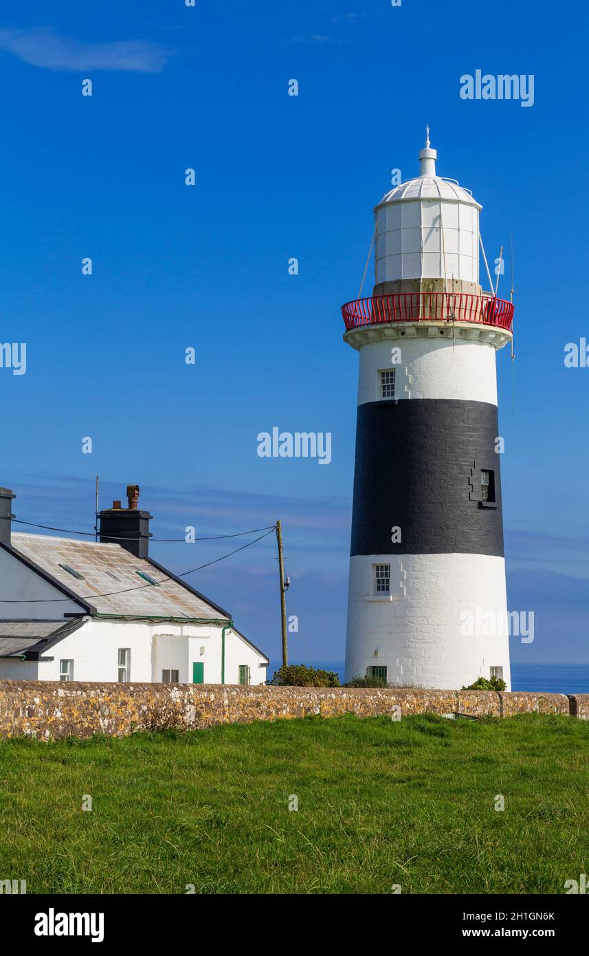 Mine Head Lighthouse, County Waterford, Ireland Stock Photo - Alamy