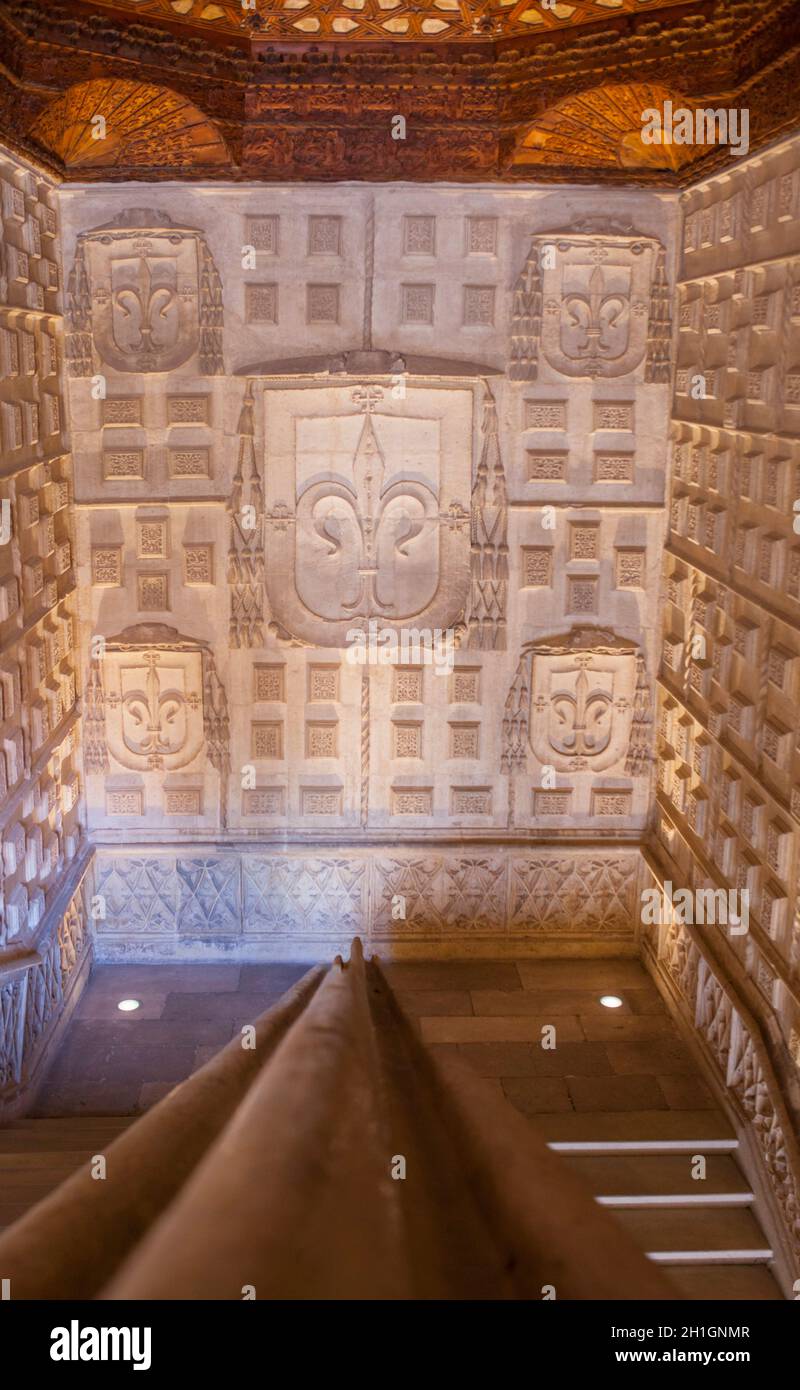 Valladolid, Spain - July 18th, 2020: Colegio de San Gregorio indoor ...