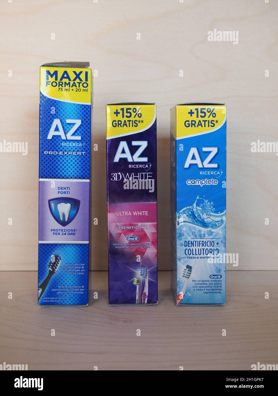 MILAN, ITALY - CIRCA JULY 2020: AZ toothpast Stock Photo - Alamy