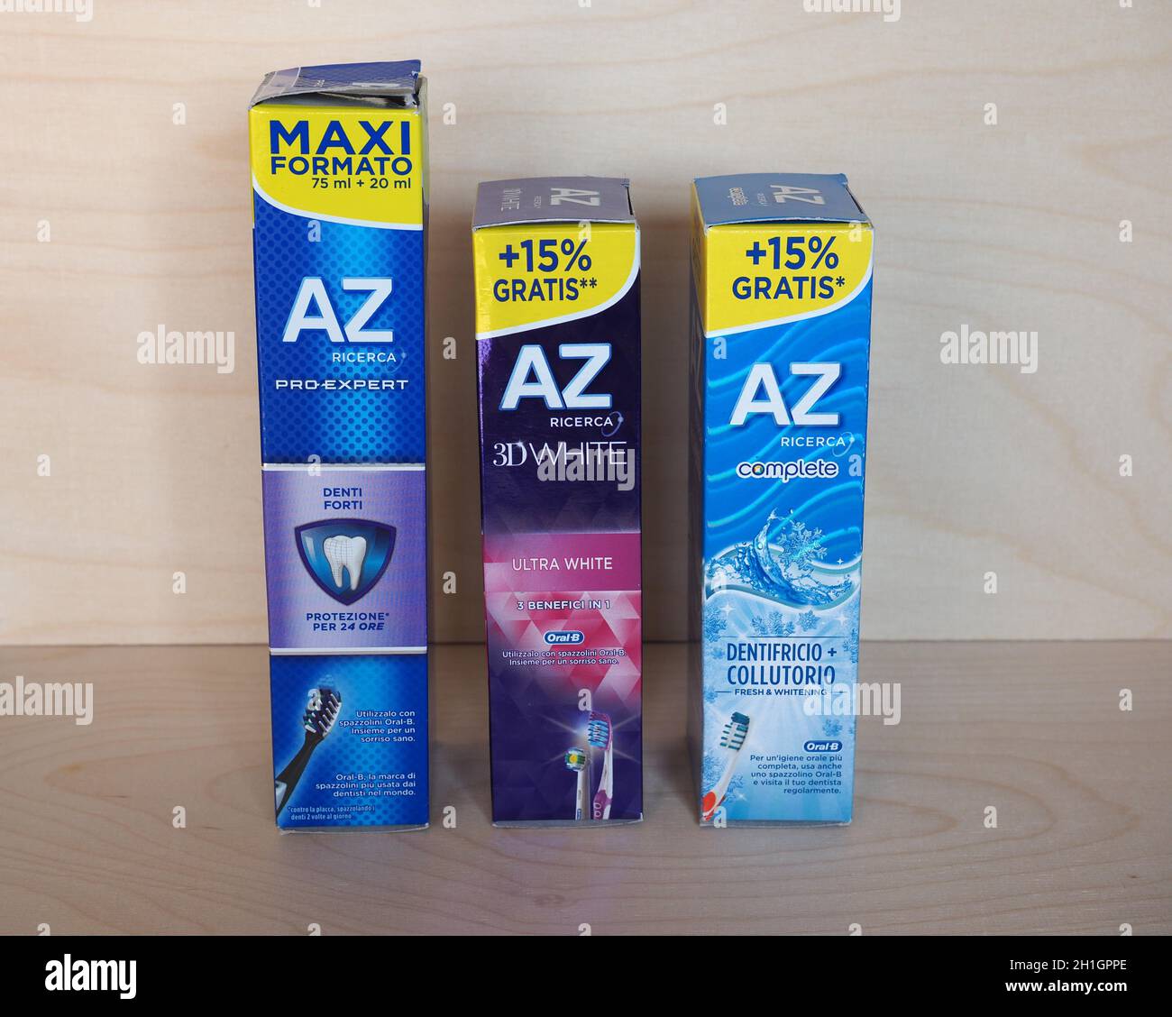 MILAN, ITALY - CIRCA JULY 2020: AZ toothpast Stock Photo - Alamy