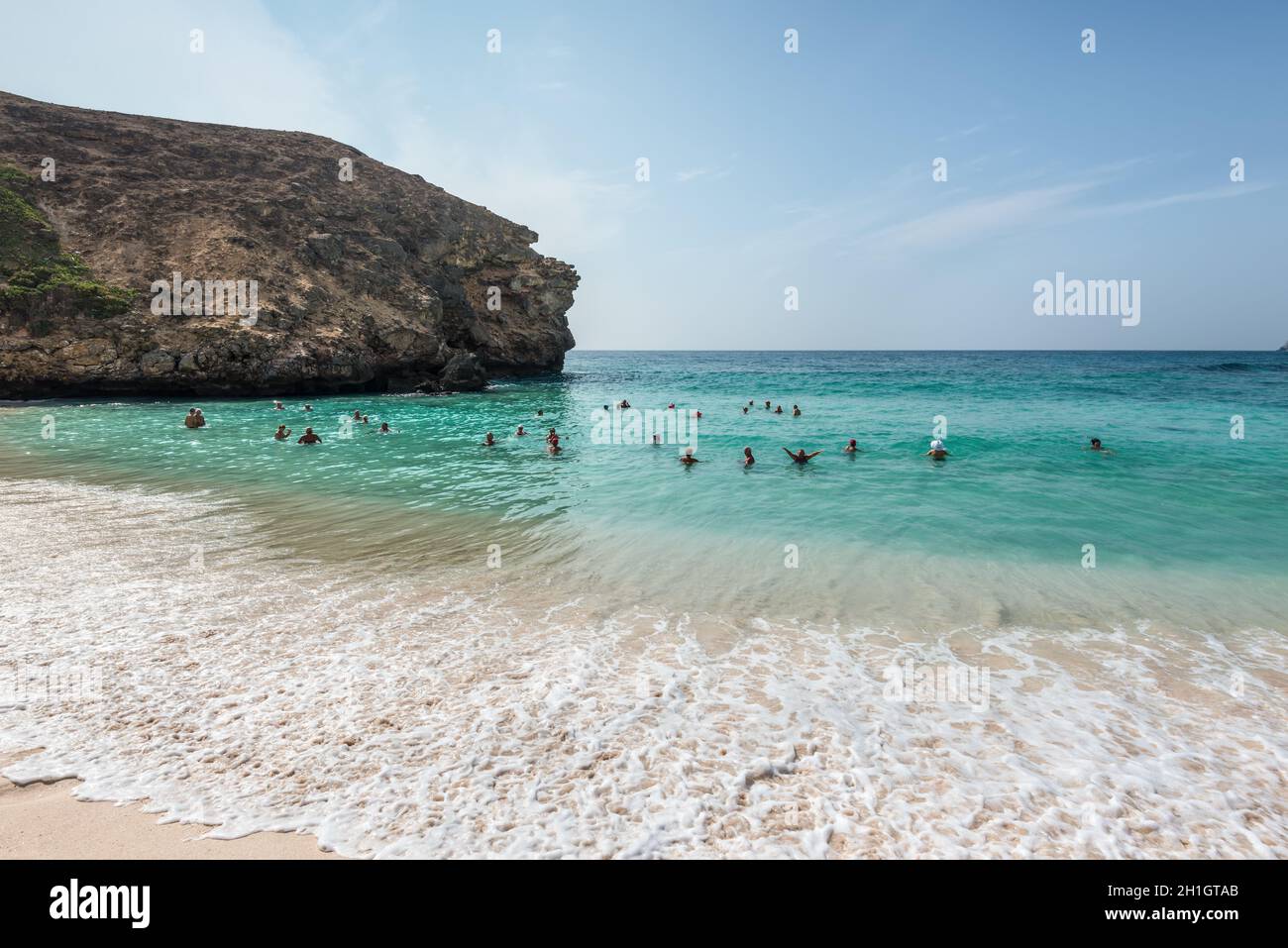 Salalah, Oman - November 19, 2019: People are resting and relaxing on ...