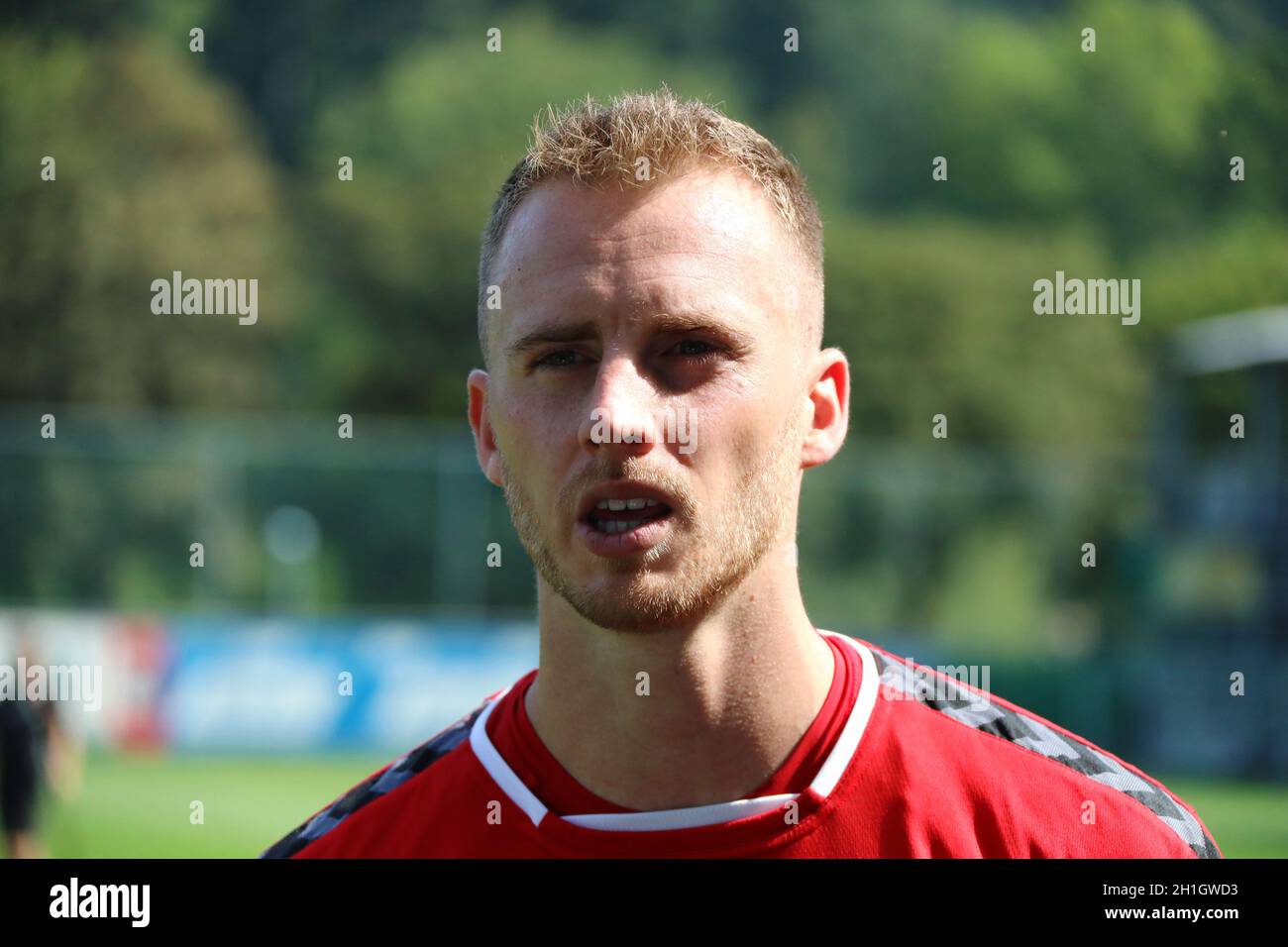 Torwart Mark Flekken (SC Freiburg), Trainingsauftakt beim Fußball ...